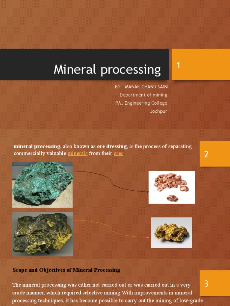 Mineral Processing | PDF | Procedural Knowledge | Industrial Processes