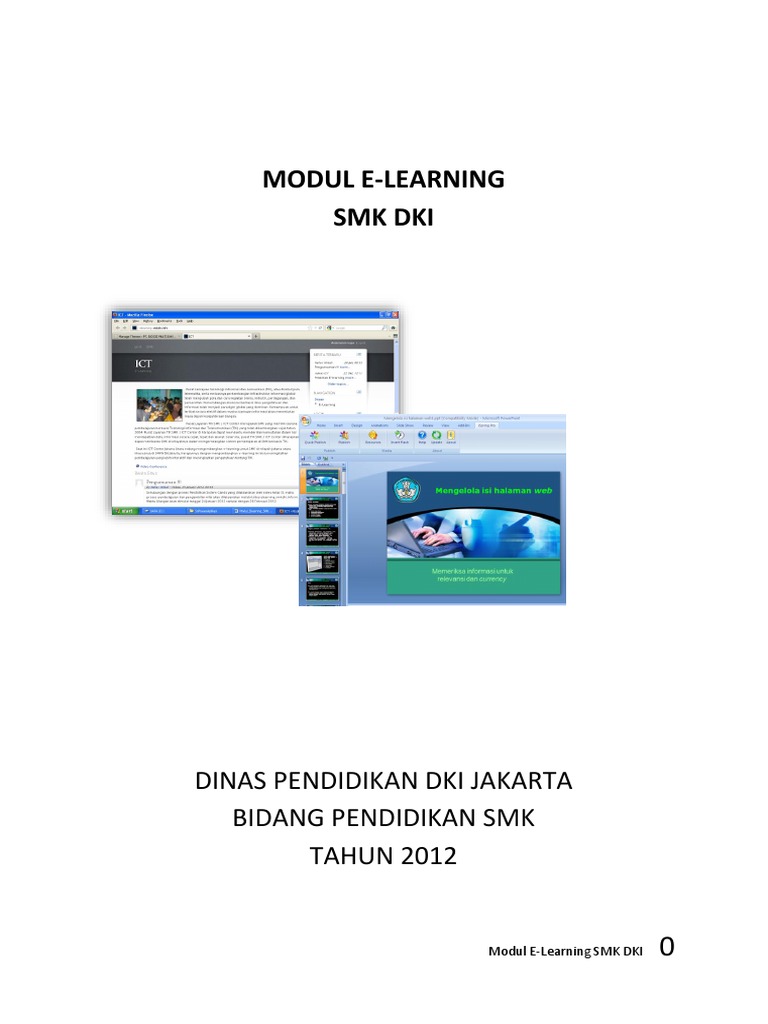 Modul Elearning SMK DKI | PDF