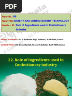 List of Emulsifiers (E471 and E472) | PDF | Types Of Chocolate | Chocolate