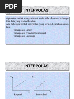 Rumus Interpolasi: Pengertian dan Contoh | PDF