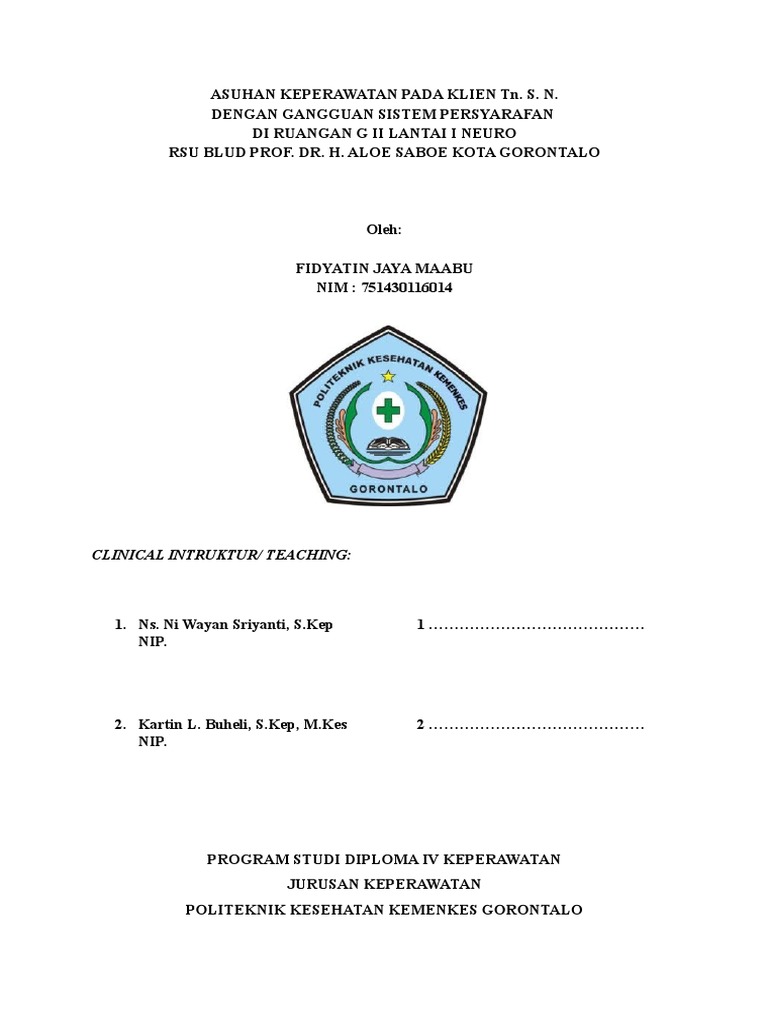 Format Cover Askep & Kertas Bergaris | PDF