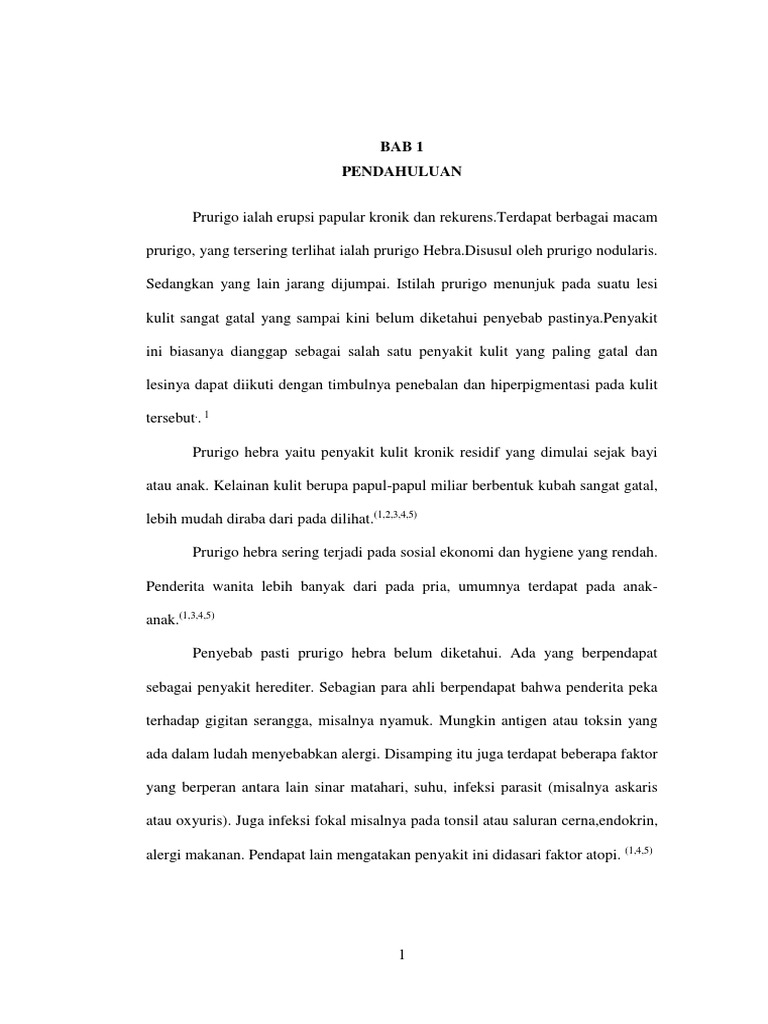 Lapkas Prurigo Hebra | PDF