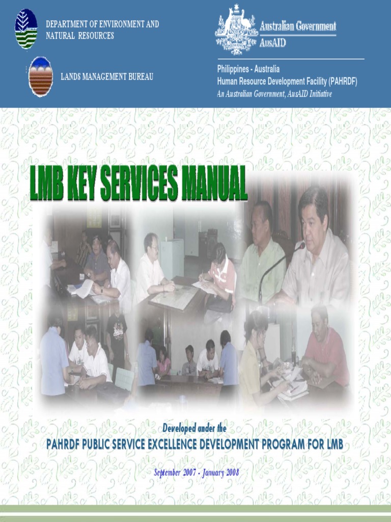 LMB Key Services Manual | PDF | International Development | Employment