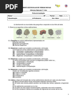 Exercício de Ciências | PDF | Rochas (Geologia) | Magma