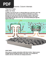 Types & Design of Tower Trays | PDF | Distillation | Mechanical Engineering