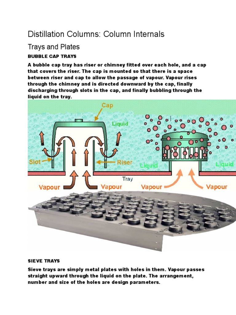 Distillation Columns | PDF | Chemical Engineering | Chemistry