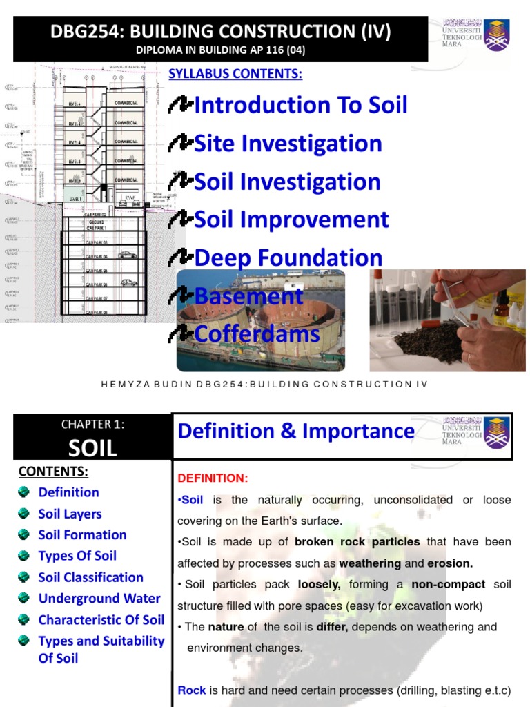 Chapter 1 Intro & Soil | PDF | Soil | Rock (Geology)