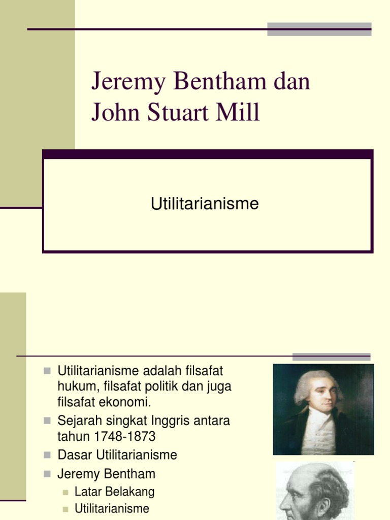 Utilitarianisme | PDF
