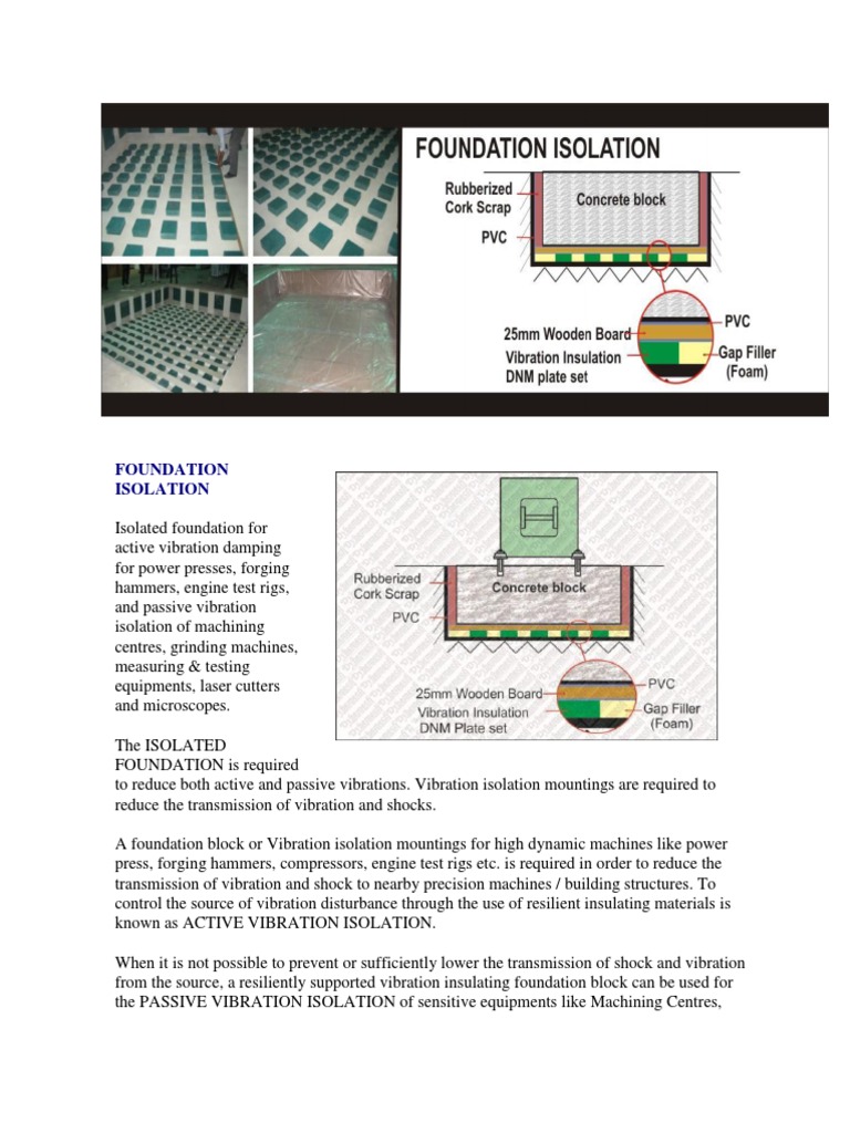 Foundation Isolation Ex | PDF | Industries | Materials