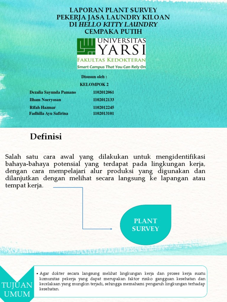 Laporan Plant Survey | PDF