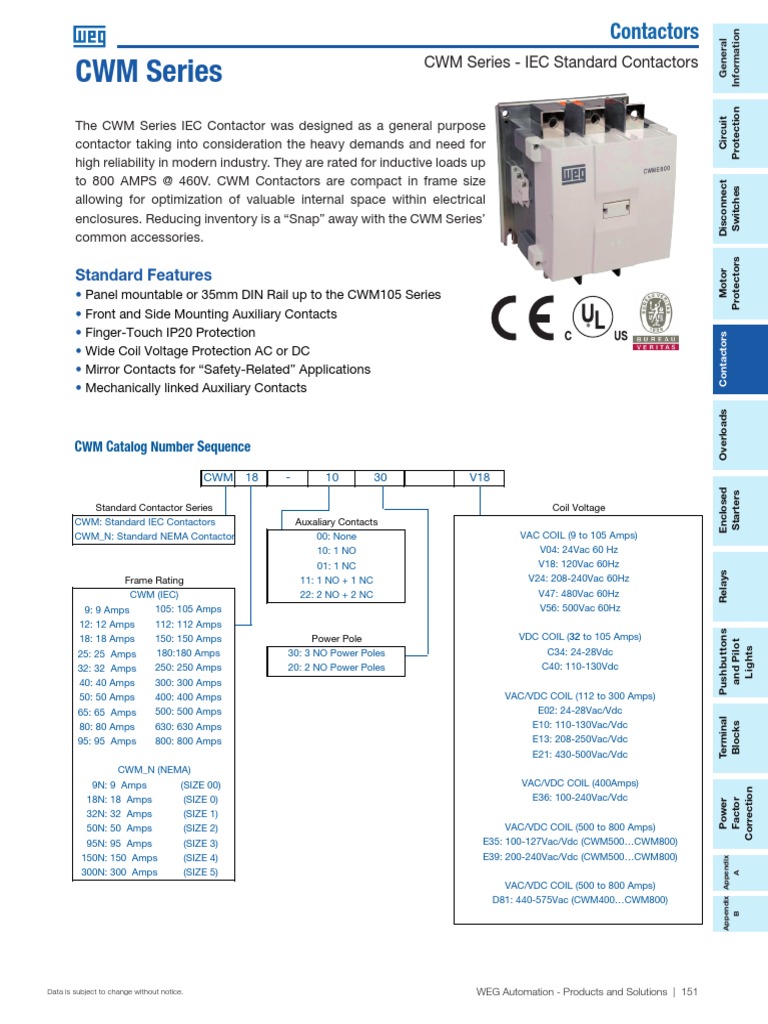WEG CWM Weg Automation | PDF | Relay | Electrical Engineering