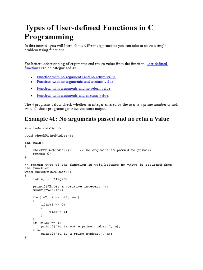 Types of User | PDF | Parameter (Computer Programming) | Subroutine