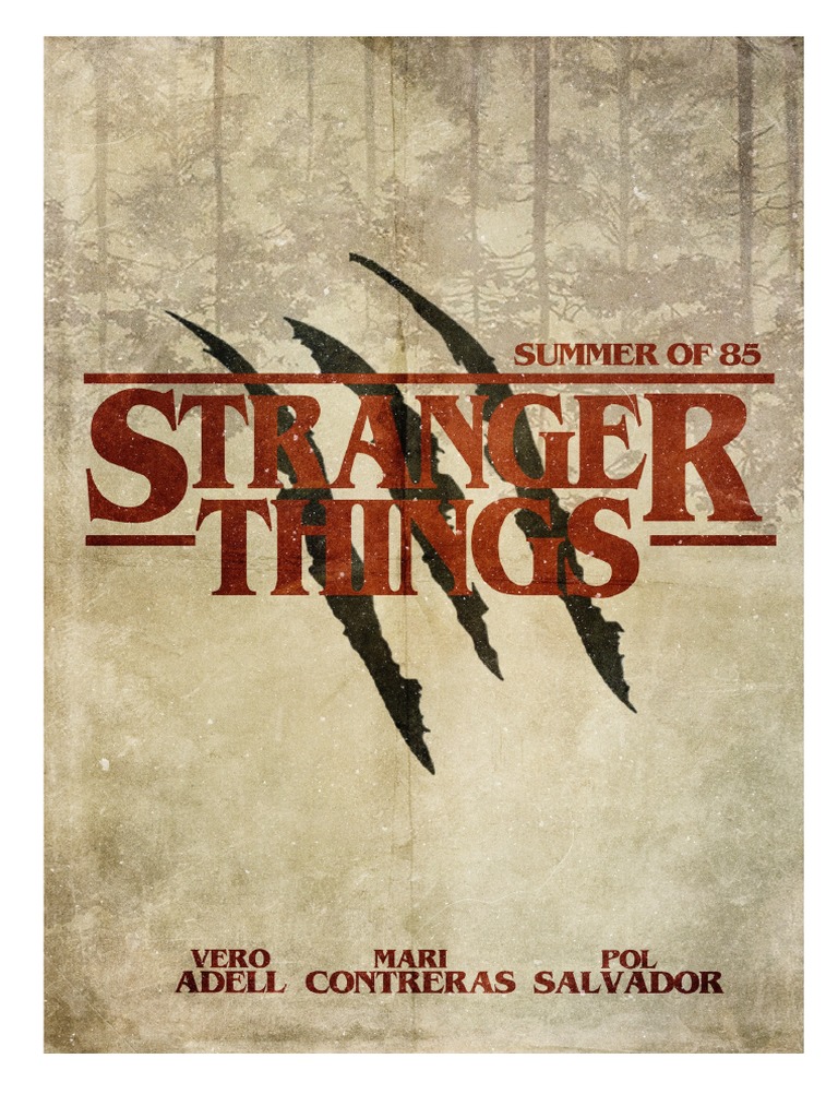 Stranger Things S03E01 | PDF | Leisure