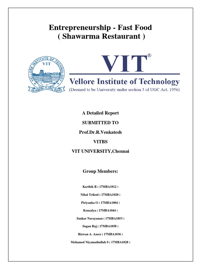 ENT Final Report | PDF | Point Of Sale | Strategic Management