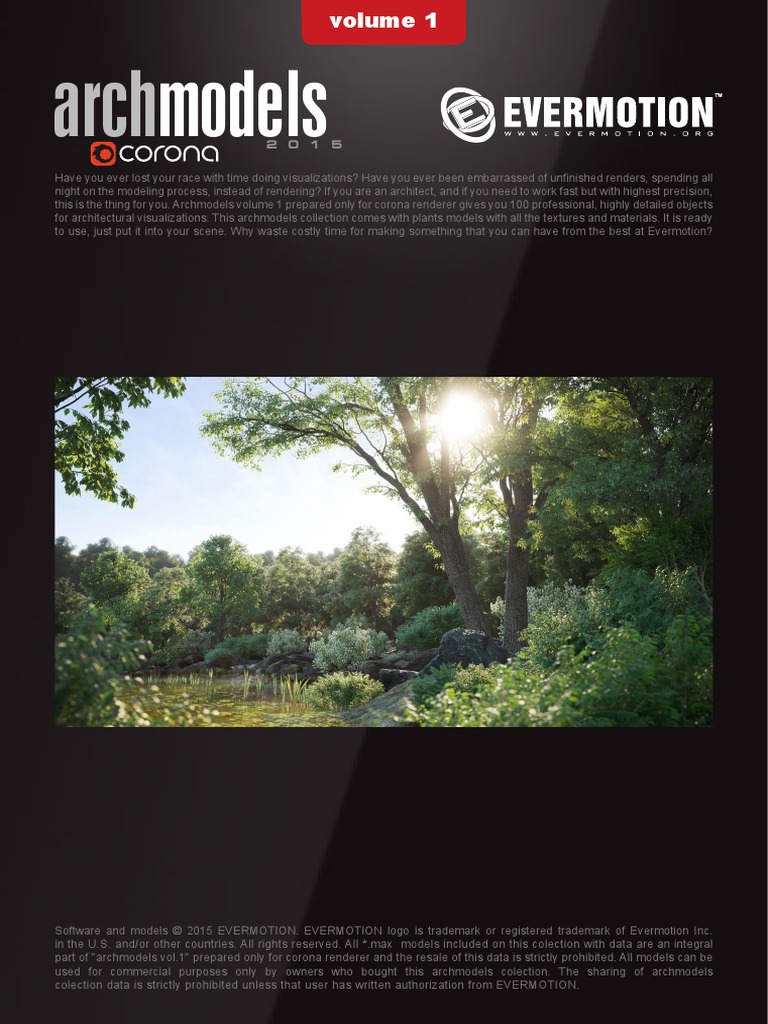 Archmodels Vol 1 Corona | Download Free PDF | Rendering (Computer Graphics) | Texture Mapping