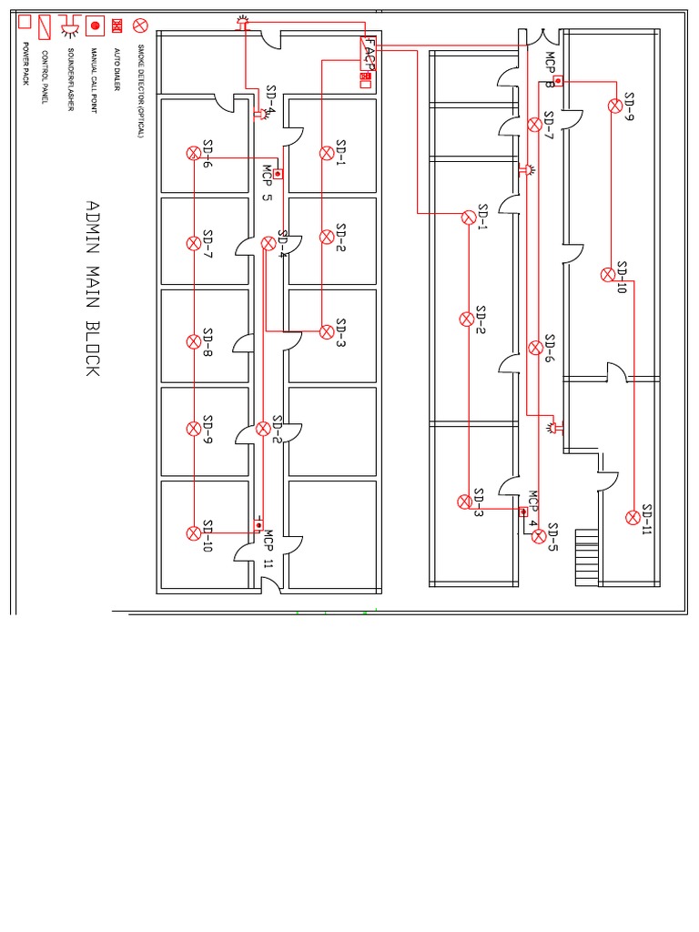 Fire Alarm Drawing PDF | PDF