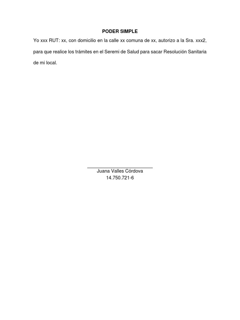 Poder Simple | PDF