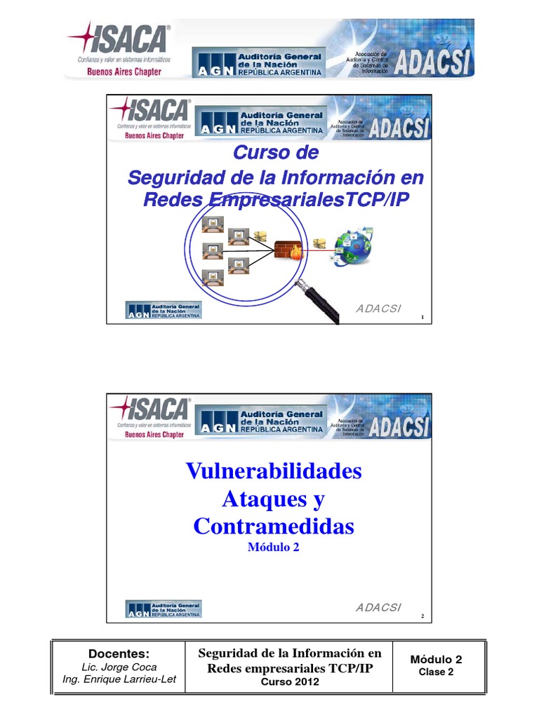 Seg Redes 2 Vulnerabilidades Ataques | PDF | Protocolo de transferencia ...