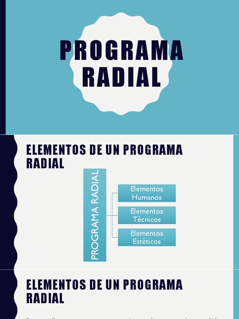 Elementos de Programa Radial | PDF | Adobe Systems | Radio