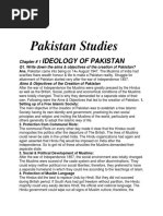 Notes of Pak Studies in English Medium | PDF | Pakistan | Muhammad Ali ...