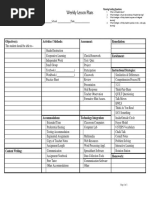 Sample Template For SMEA | PDF | Learning | Classroom