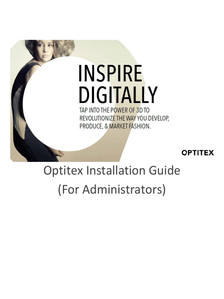 Optitex Installation Guide | PDF | Installation (Computer Programs ...
