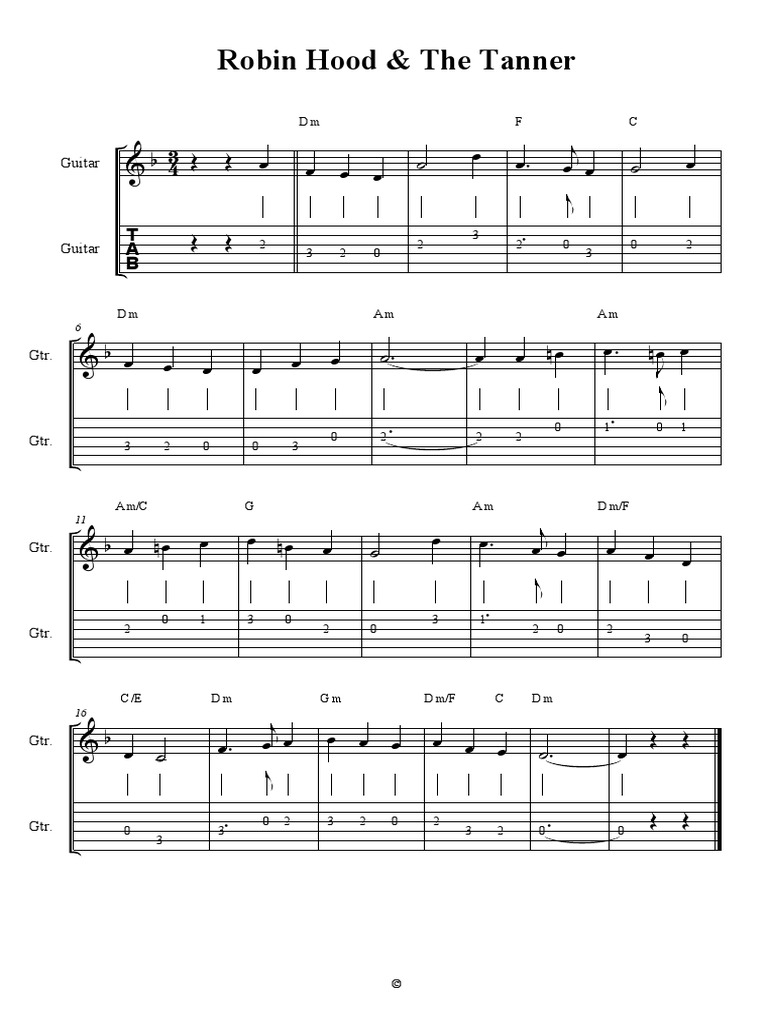 Robin Hood The Tanner | PDF