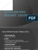 Perhitungan Z-Score Status Gizi Anak | PDF