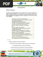 911 Emergency Call Script | PDF