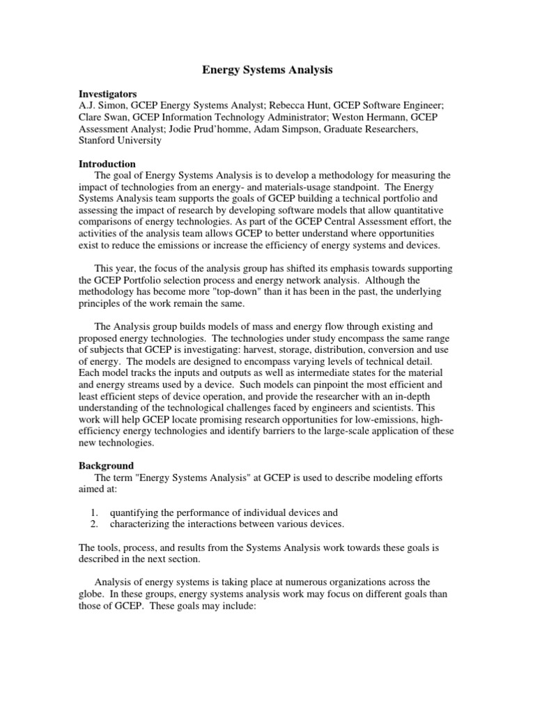 5.1.energy Systems Analysis | PDF | Matlab | Exergy