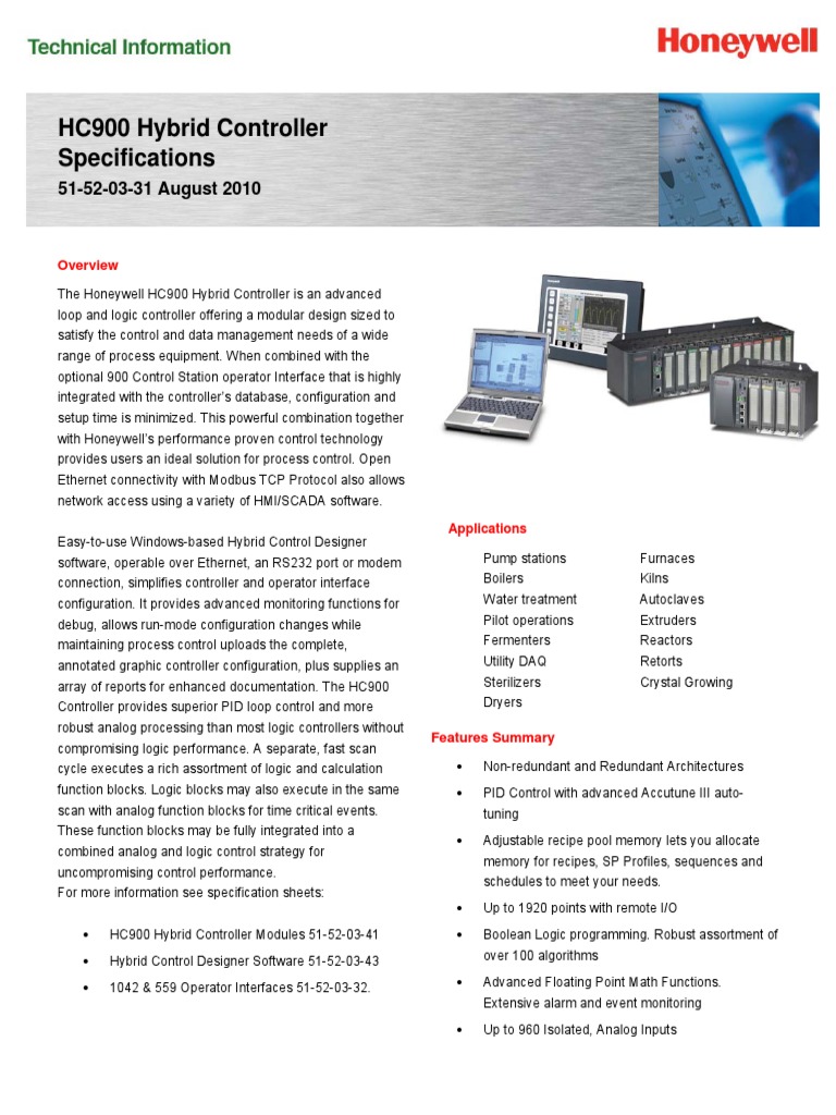 HC900 Controller | PDF | Port (Computer Networking) | Ethernet