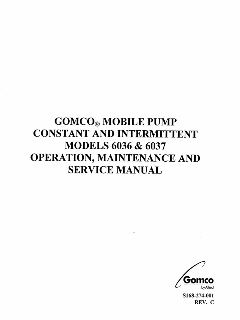 Gomco Service Manual | PDF
