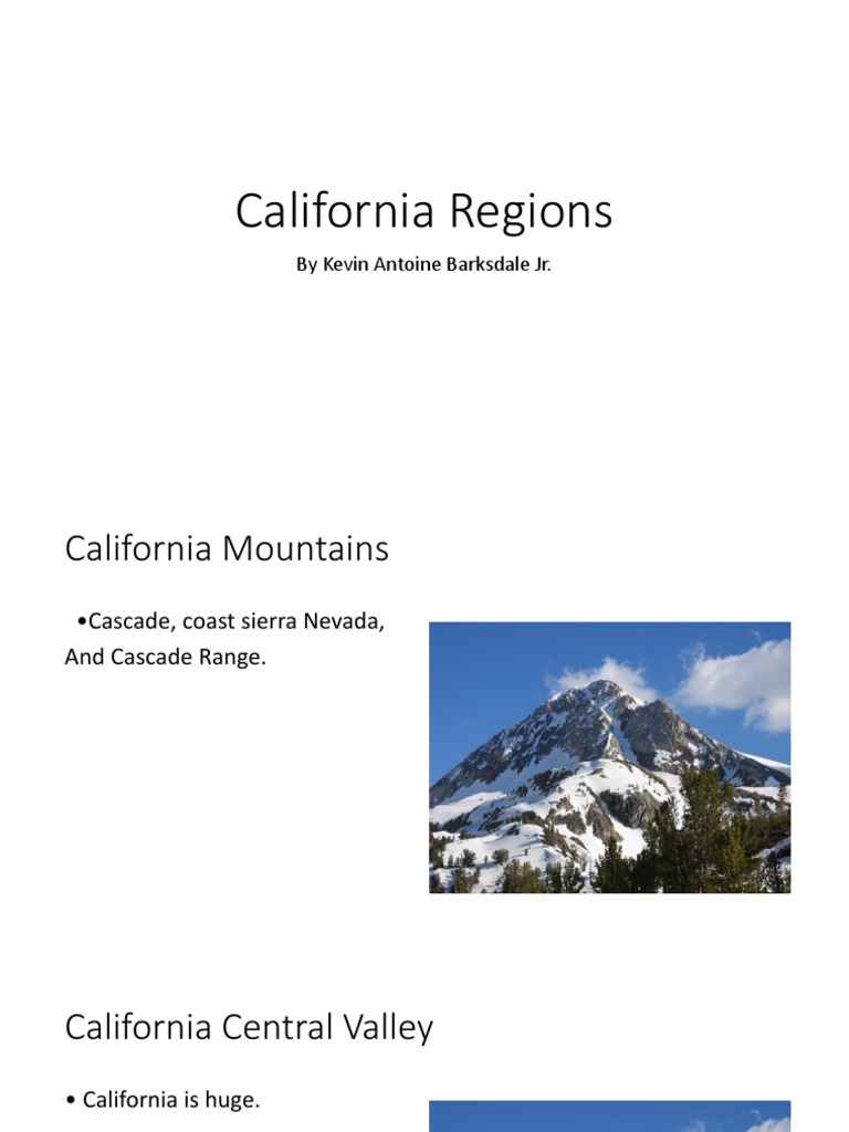California Regions | PDF