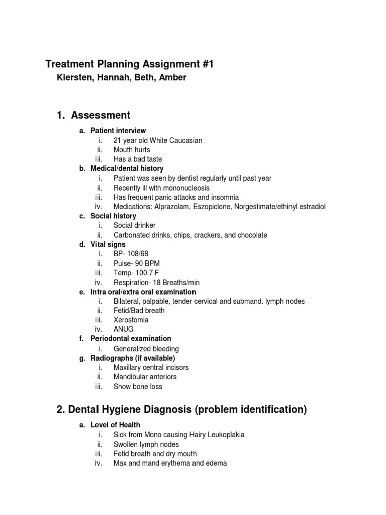 TX Plan Portfolio - Preventive | PDF | Oral Hygiene | Dentistry Branches