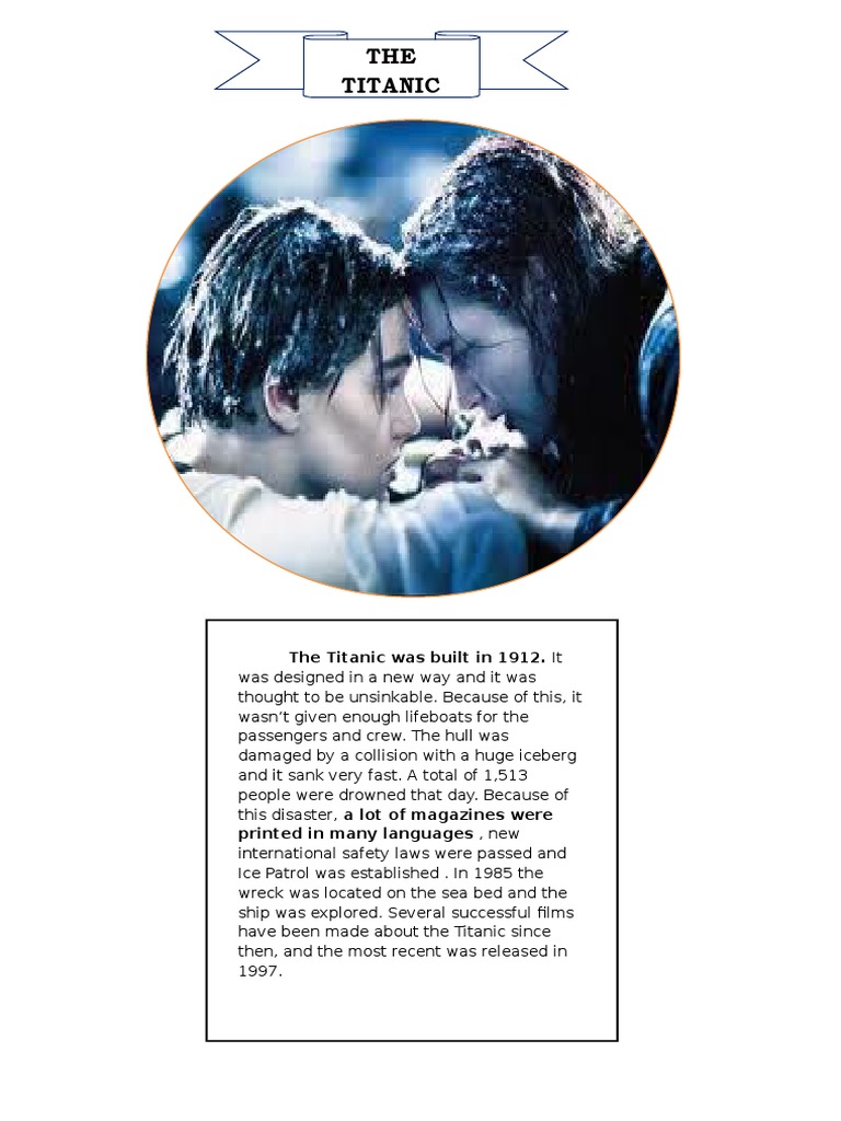 Reading Passagethe Titanic With Passive Voice | PDF | International ...