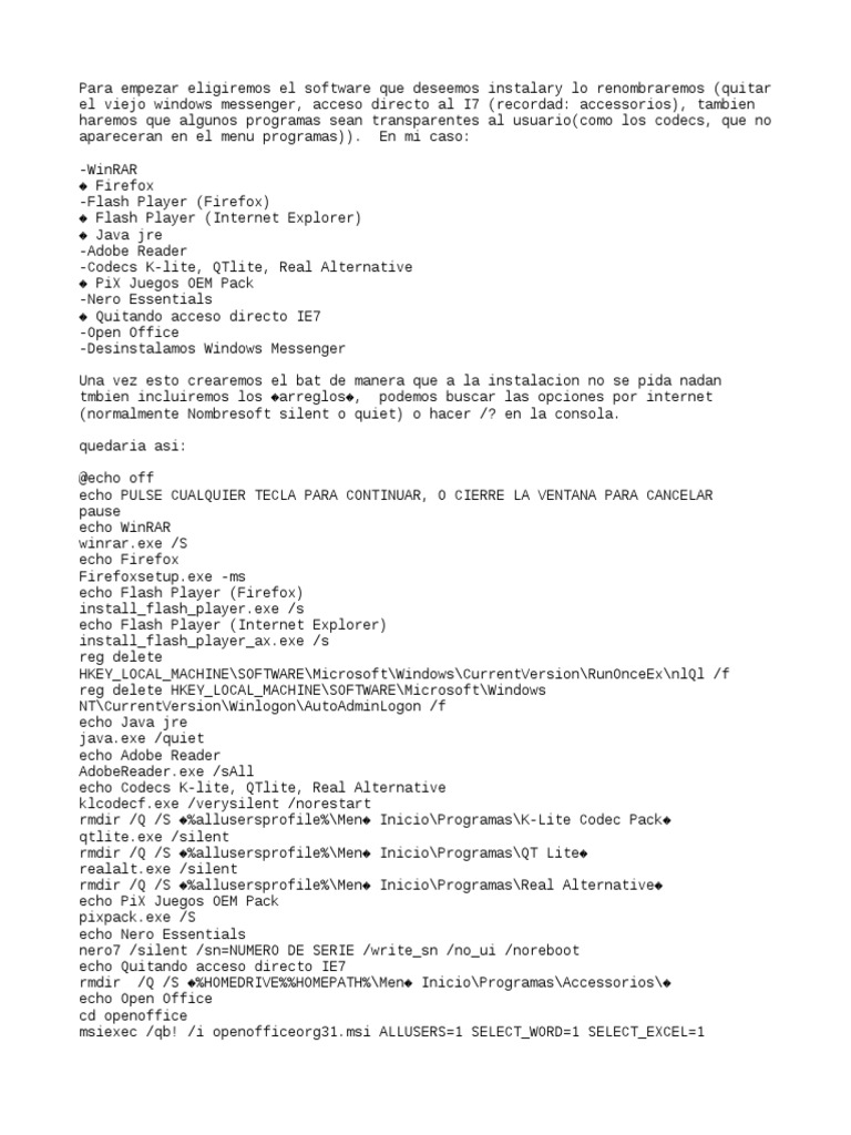 Script para Instalar Multiples Apps | PDF | explorador de Internet ...