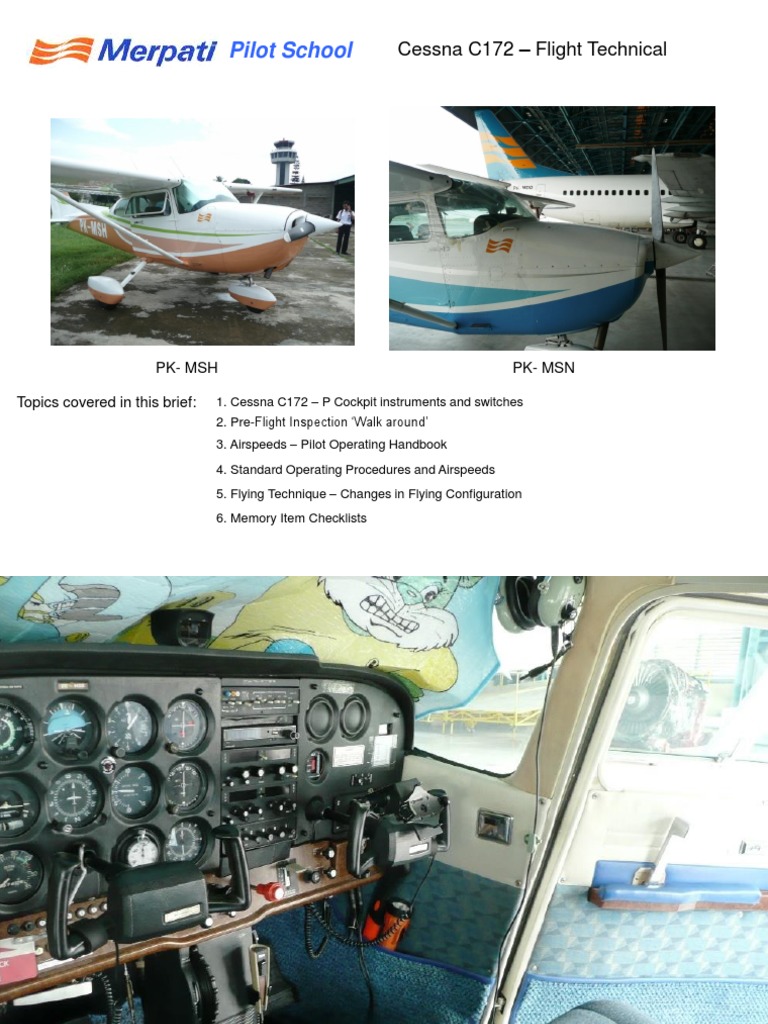 C172 - Flight Technique | PDF | Takeoff | Flap (Aeronautics)