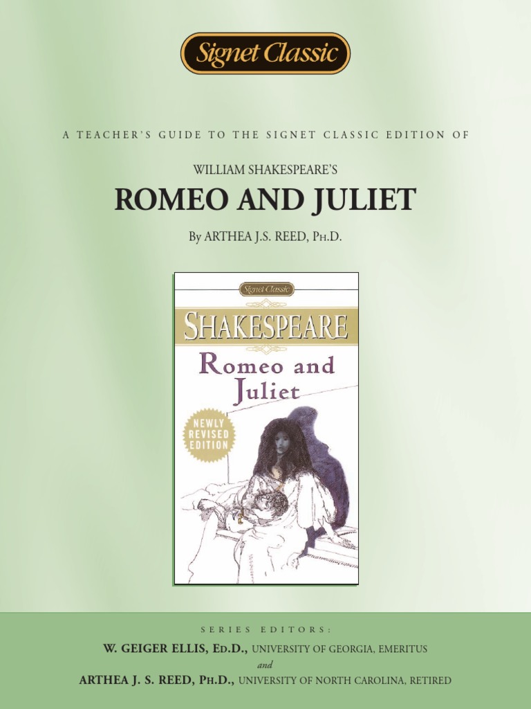 A Teacher's Guide to Teaching Shakespeare's Romeo and Juliet | PDF ...