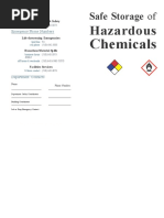 Storage of Hazardous Chemicals in Warehouses - by HSA | PDF | Dangerous ...