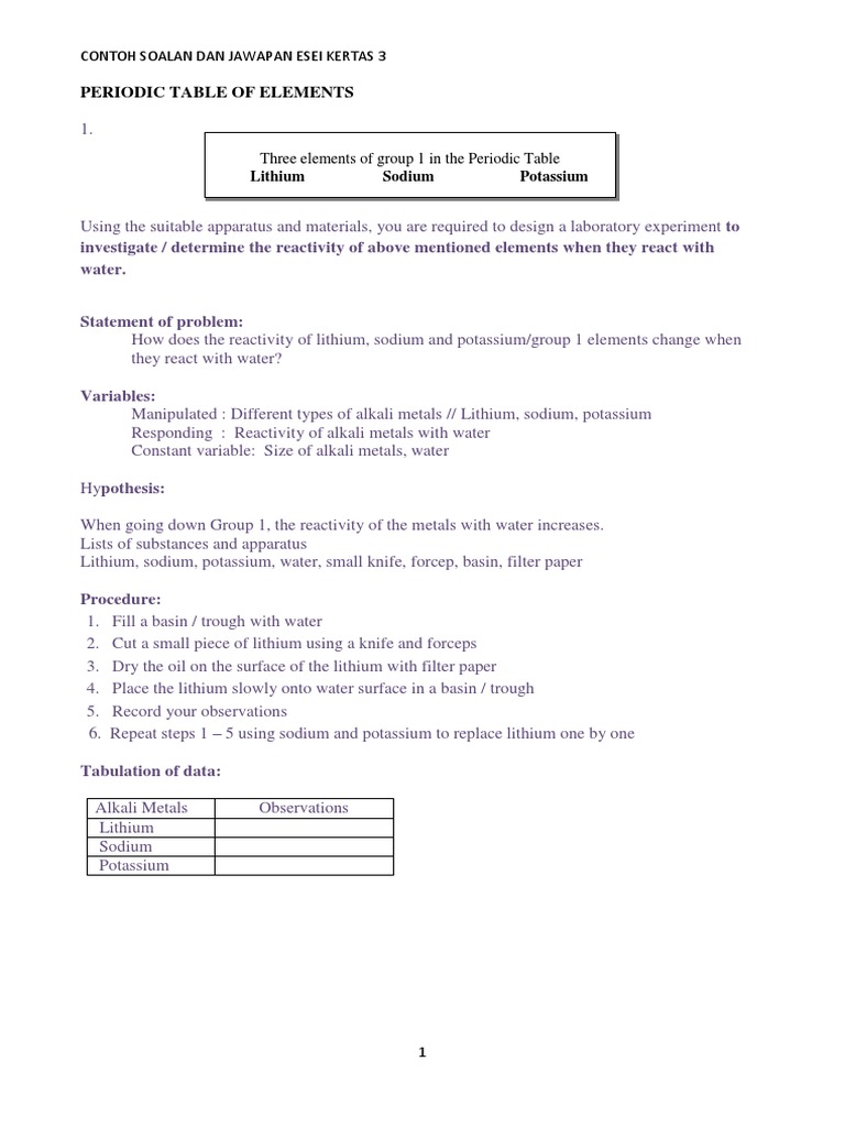 Periodic Table of Elements | PDF | Electrochemistry | Hydrogen Peroxide