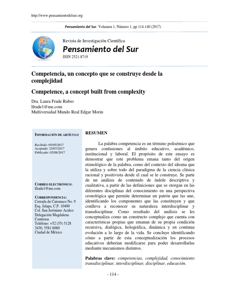 Dra. Laura Frade Rubio | PDF | Paradigma | Aprendizaje