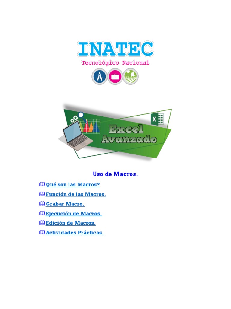 Uso de Macros | PDF | Macro (informática) | Microsoft Excel