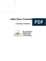 How To Guide For Class Timetable On CELCAT | PDF