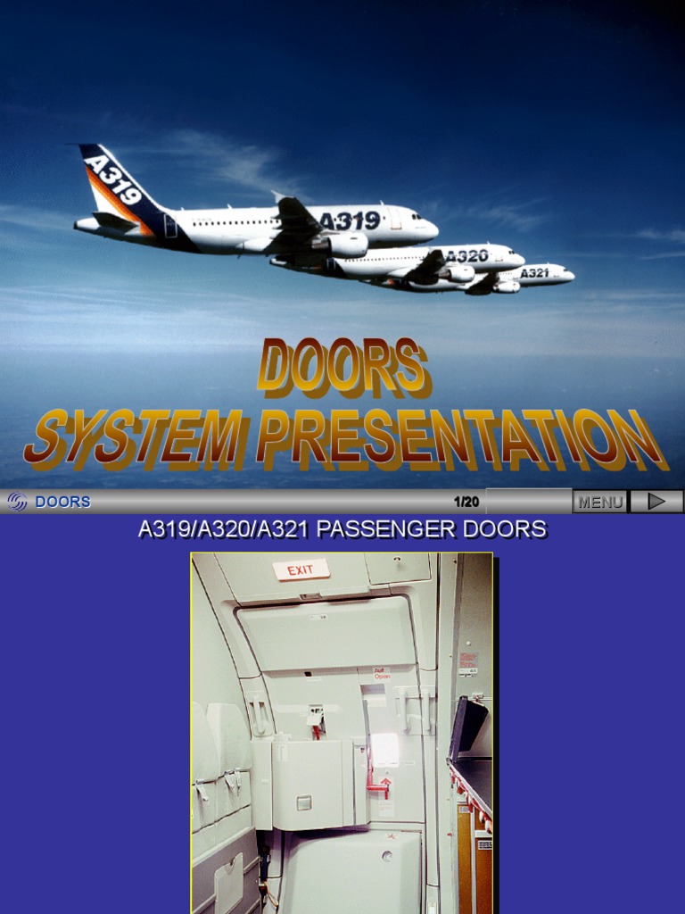 A319 A320 A321 Passenger Door System Overview | PDF | Jet Aircraft