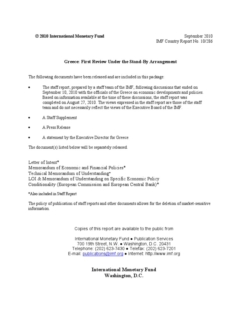 IMF Review 140910 | PDF