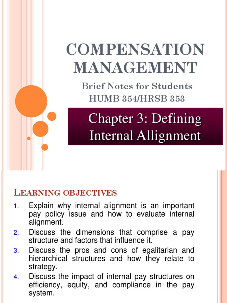 Chapter 3 - Defining Internal Allignment | PDF | Employment | Strategic ...