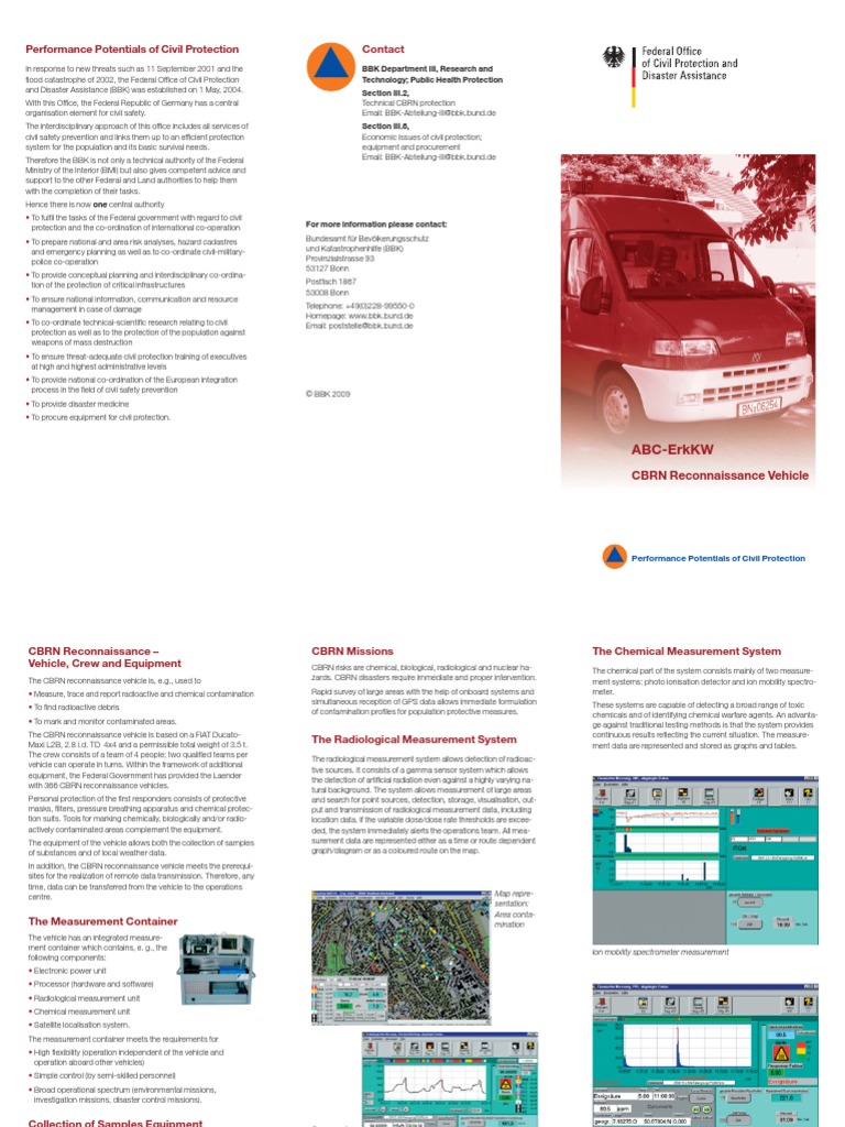 Flyer CBRN Reconnaissance Vehicle | PDF | Radioactive Contamination ...