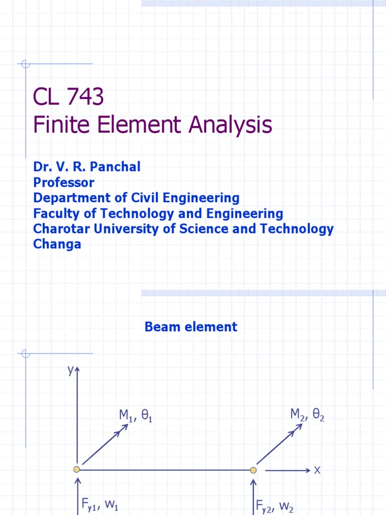 1D Element - Beams | PDF | Beam (Structure) | Geometry