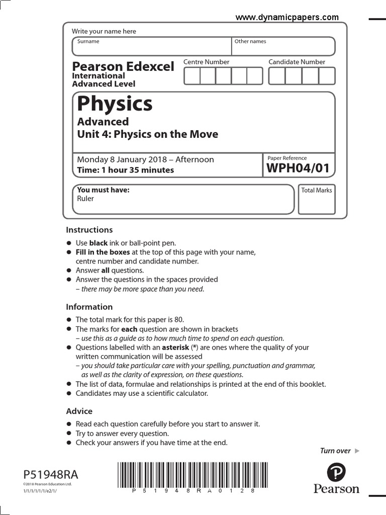 Physics: Pearson Edexcel