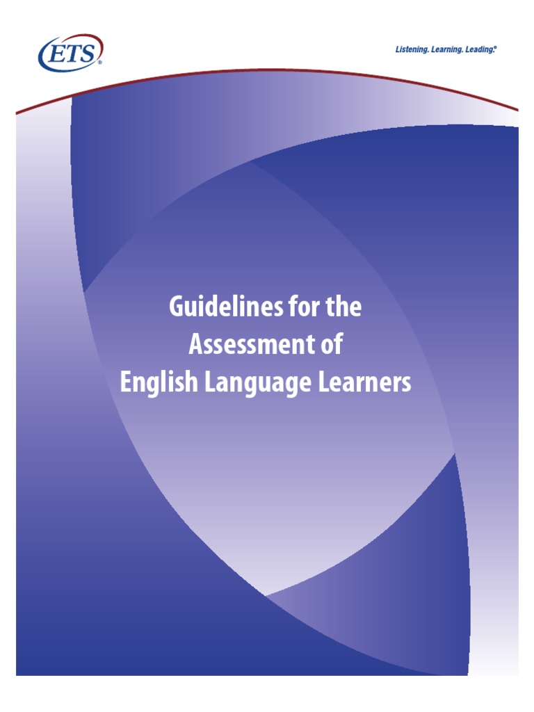 ELL Assessment | PDF | Educational Assessment | No Child Left Behind Act